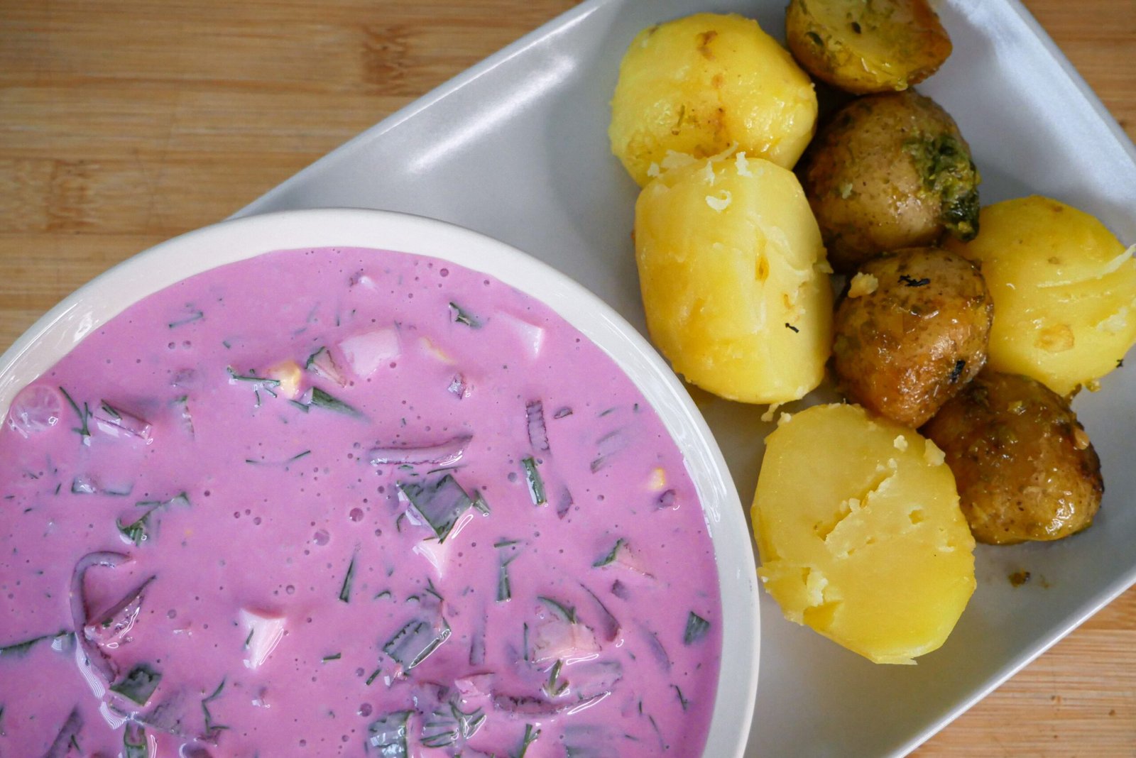 Cold Pink Soup (Šaltibarščiai) - The Fridge Algorithm